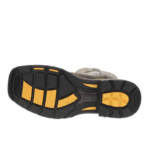 Shop Brown Mens Ariat WorkHog 11 inch Embroidered Waterproof Soft Toe ...