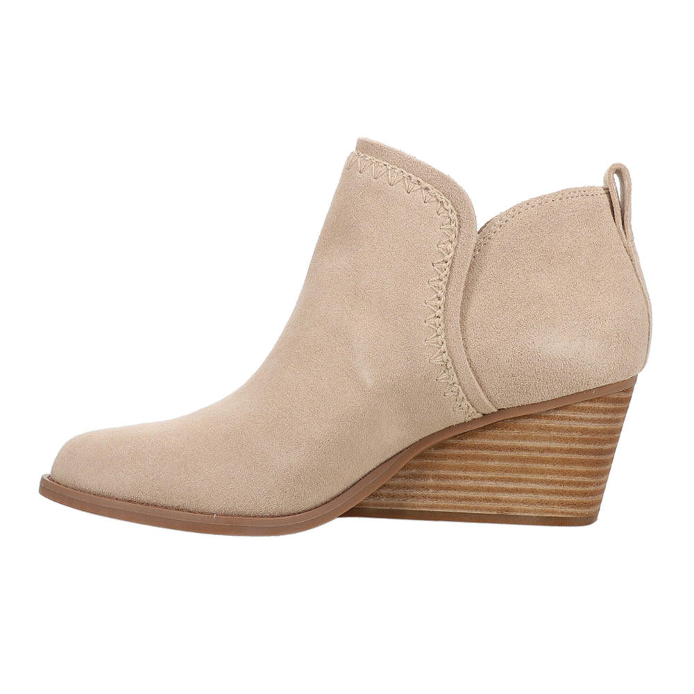 Shop Beige Womens TOMS Kaia Round Toe Wedge Booties – Shoebacca
