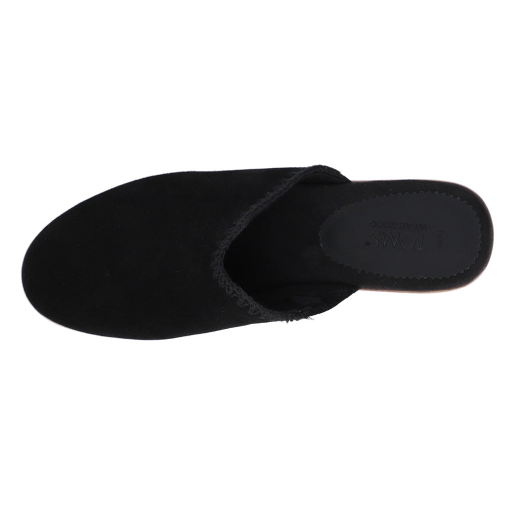 Shop Black Womens TOMS Addison Platform Mule Clogs – Shoebacca