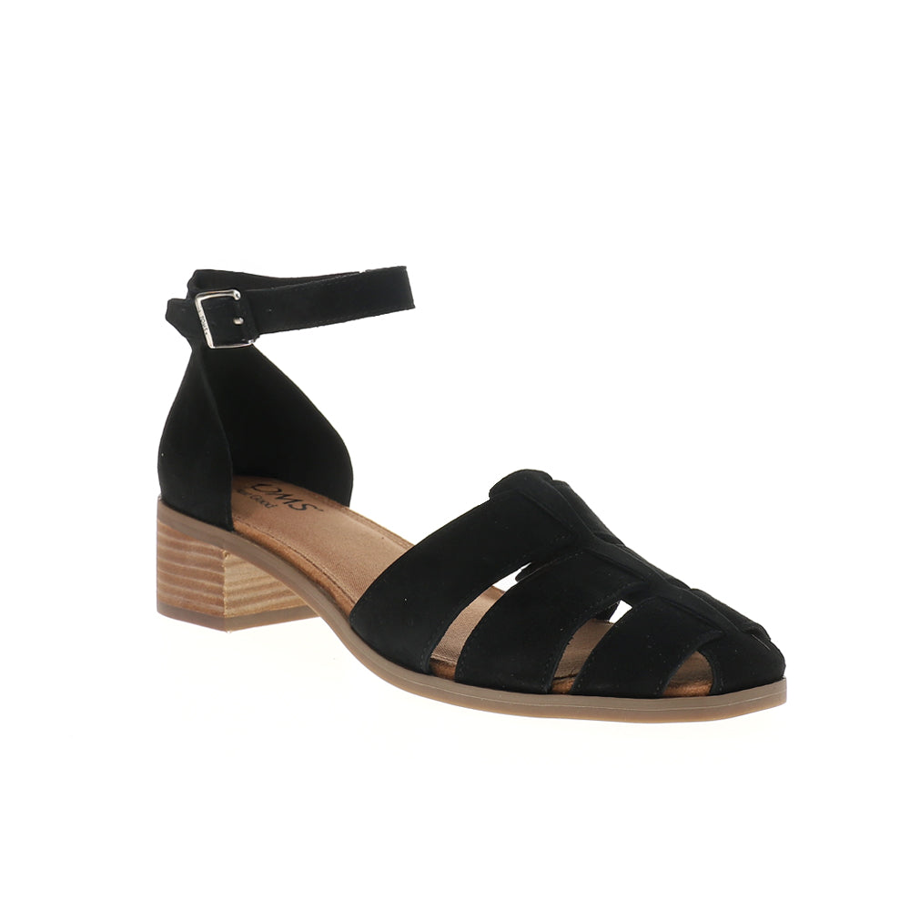 Shop Black Womens Jaclyn Block Heel Fisherman Sandals – Shoebacca