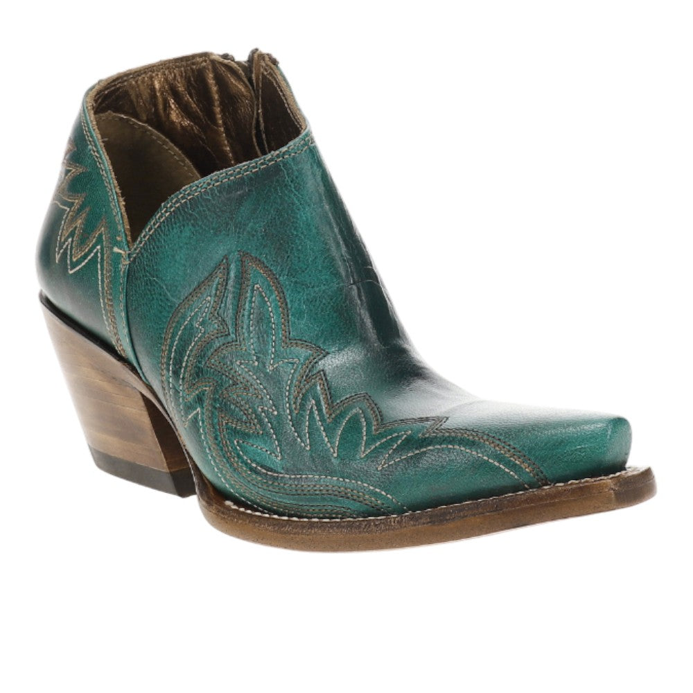 Shop Blue Womens Ariat Jolene Embroidered Zippered Snip Toe Cowboy ...
