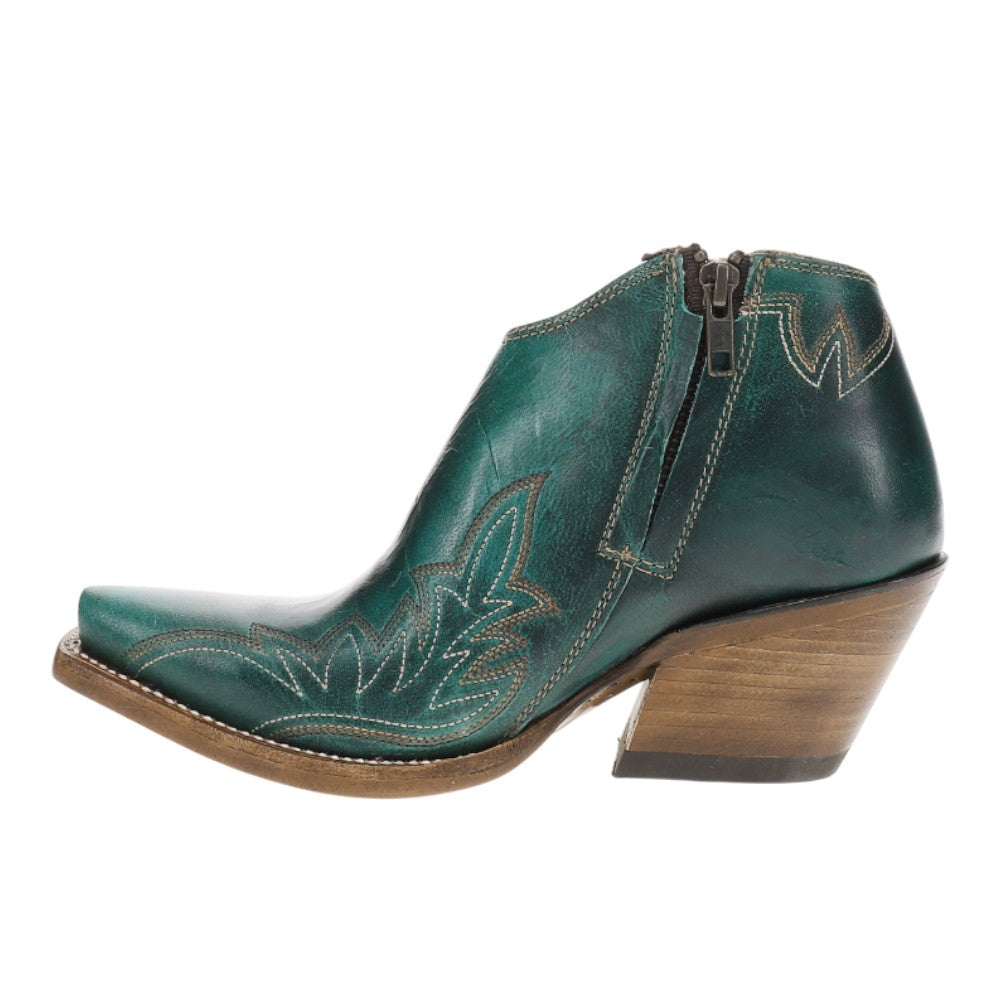 Shop Blue Womens Ariat Jolene Embroidered Zippered Snip Toe Cowboy ...