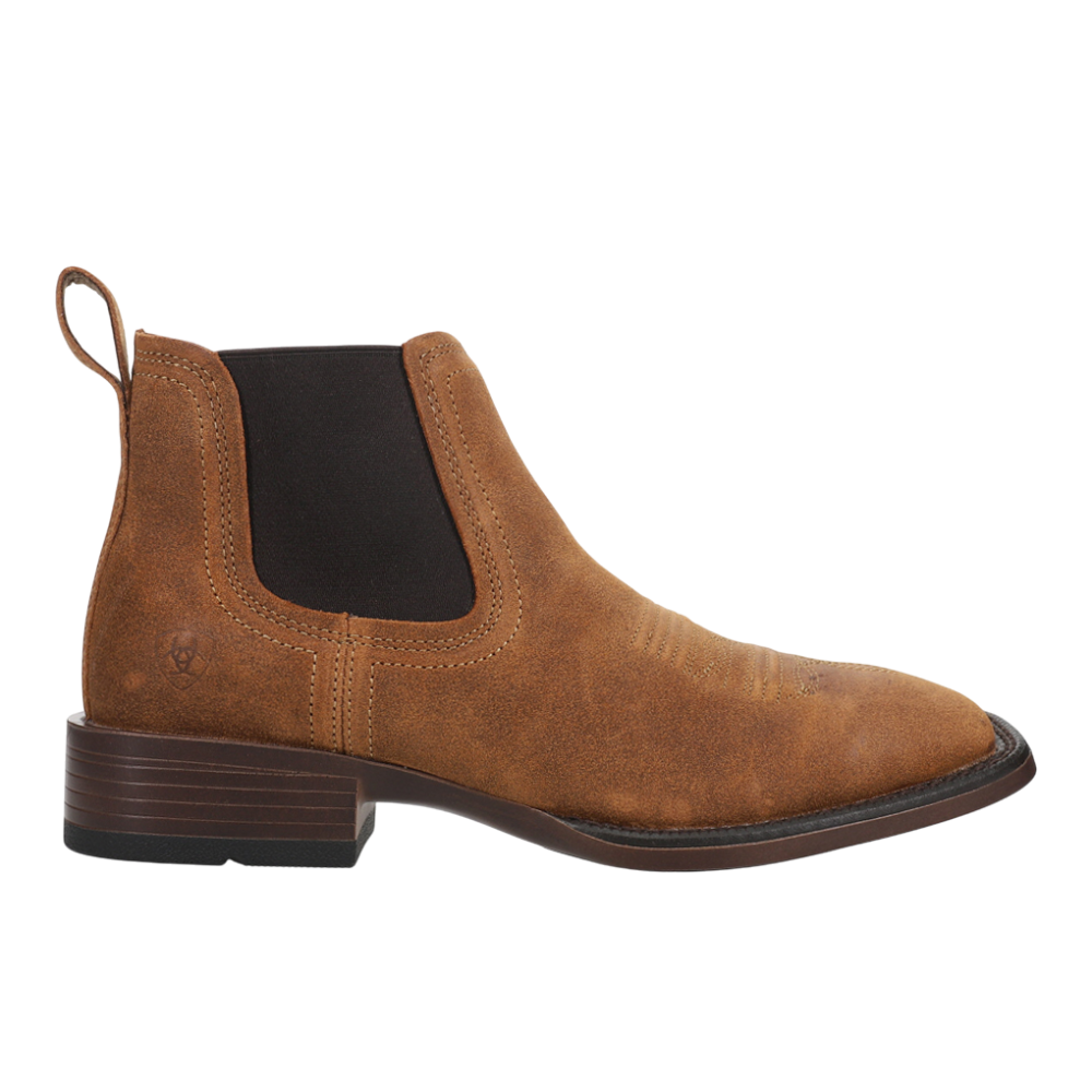 Shop Brown Mens Ariat Booker Ultra Square Toe Chelsea Boots – Shoebacca