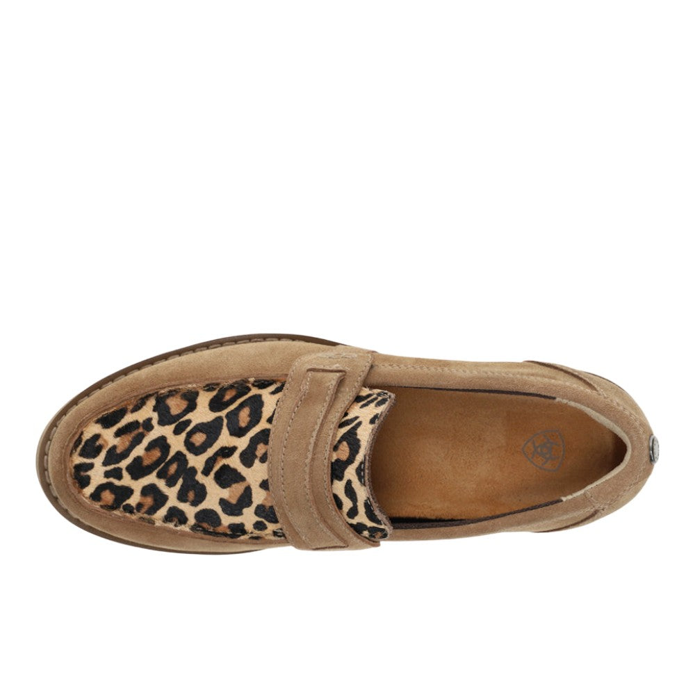 Shop Brown Womens Stratford Leopard Lug Sole Slip On Loafers