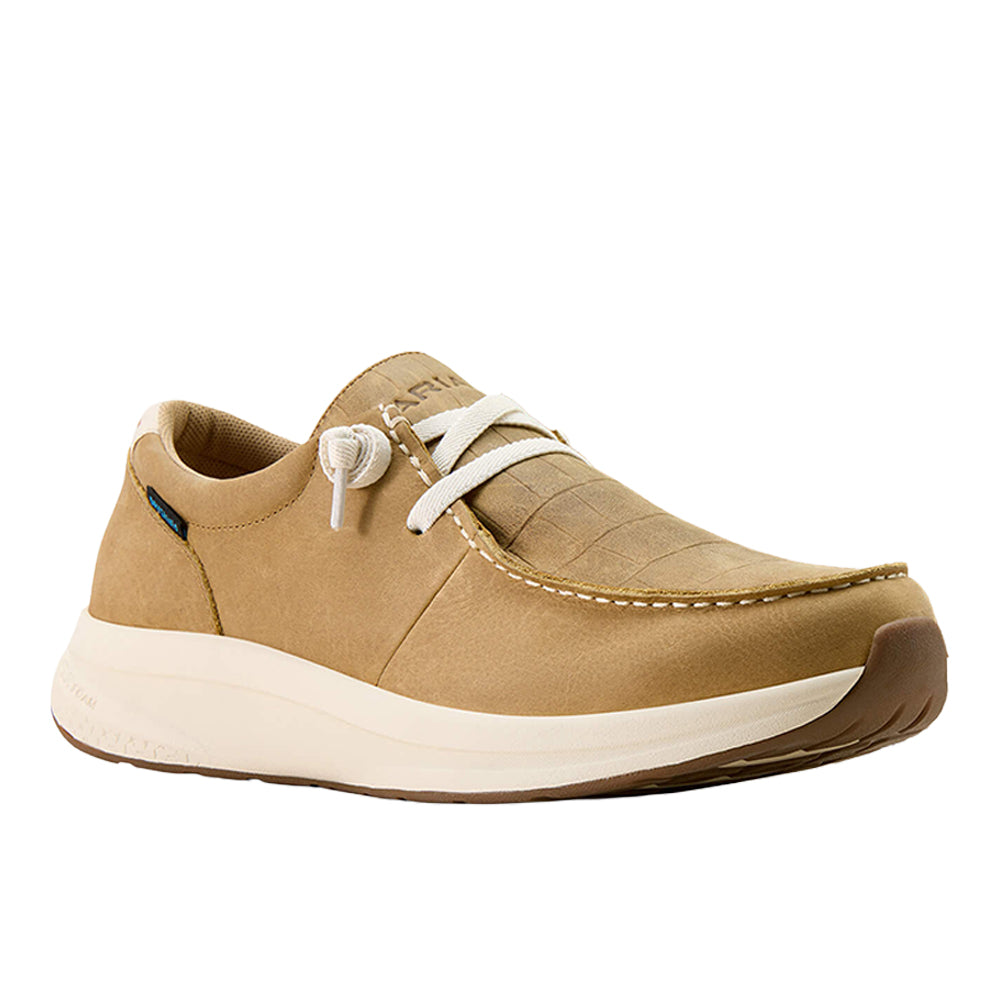 Shop Beige Mens Buckeye Waterproof Boat Shoes – Shoebacca