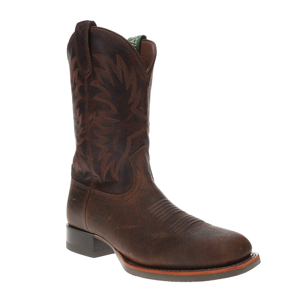 Shop Brown Mens The Dusty Square Toe Cowboy Boots – Shoebacca