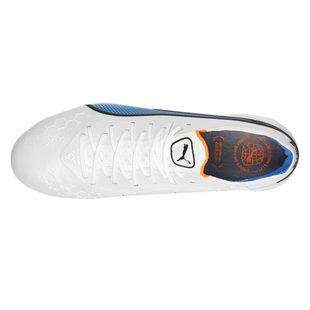 Shop White Mens Puma King Ultimate Firm Ground/Artificial Ground ...
