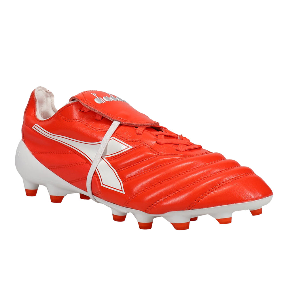 Shop Red Mens Diadora Brasil Elite Tech T Italy LPX Firm Ground Soccer ...