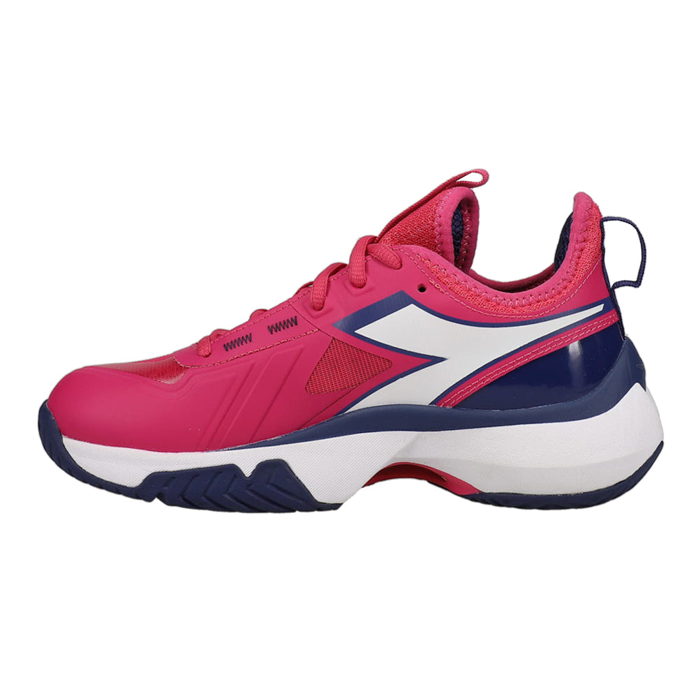 Shop Pink Womens Diadora Finale AG Tennis Shoes – Shoebacca