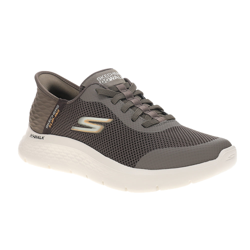 Shop Brown Mens Slip-ins GO WALK Flex Hands Up Walking Shoes – Shoebacca
