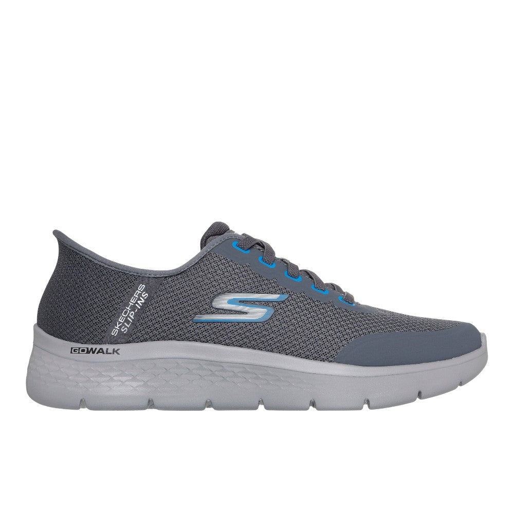 Shop Grey Mens Slip-ins GO WALK Flex Netro Walking Shoes – Shoebacca