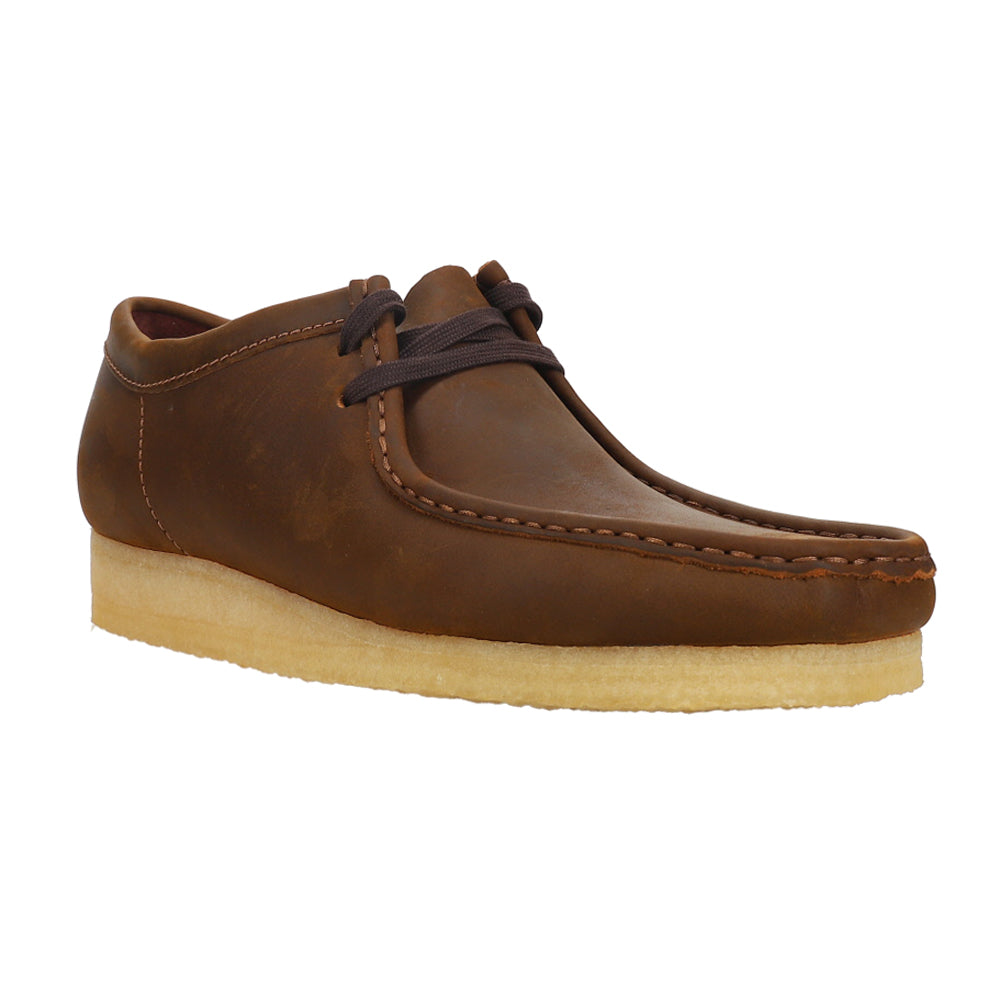 Shop Brown Mens Clarks Wallabee Moccasins – Shoebacca