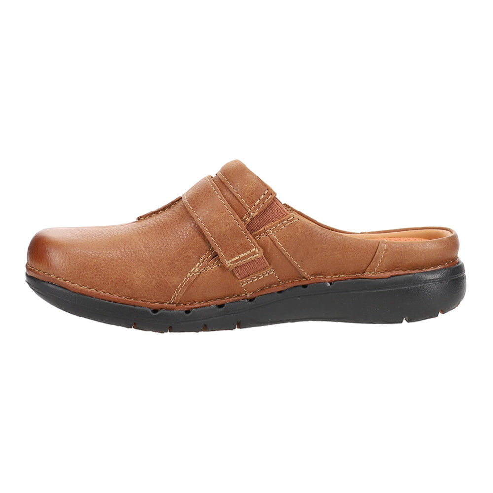 Shop Brown Womens Clarks Unloop Ease Mules – Shoebacca