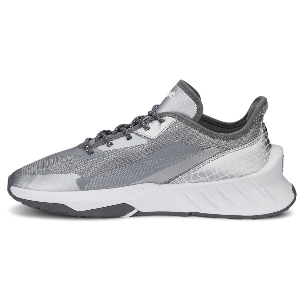 Shop Silver Mens Puma Mapf1 Maco Sl Rising Lace Up Training Shoes ...