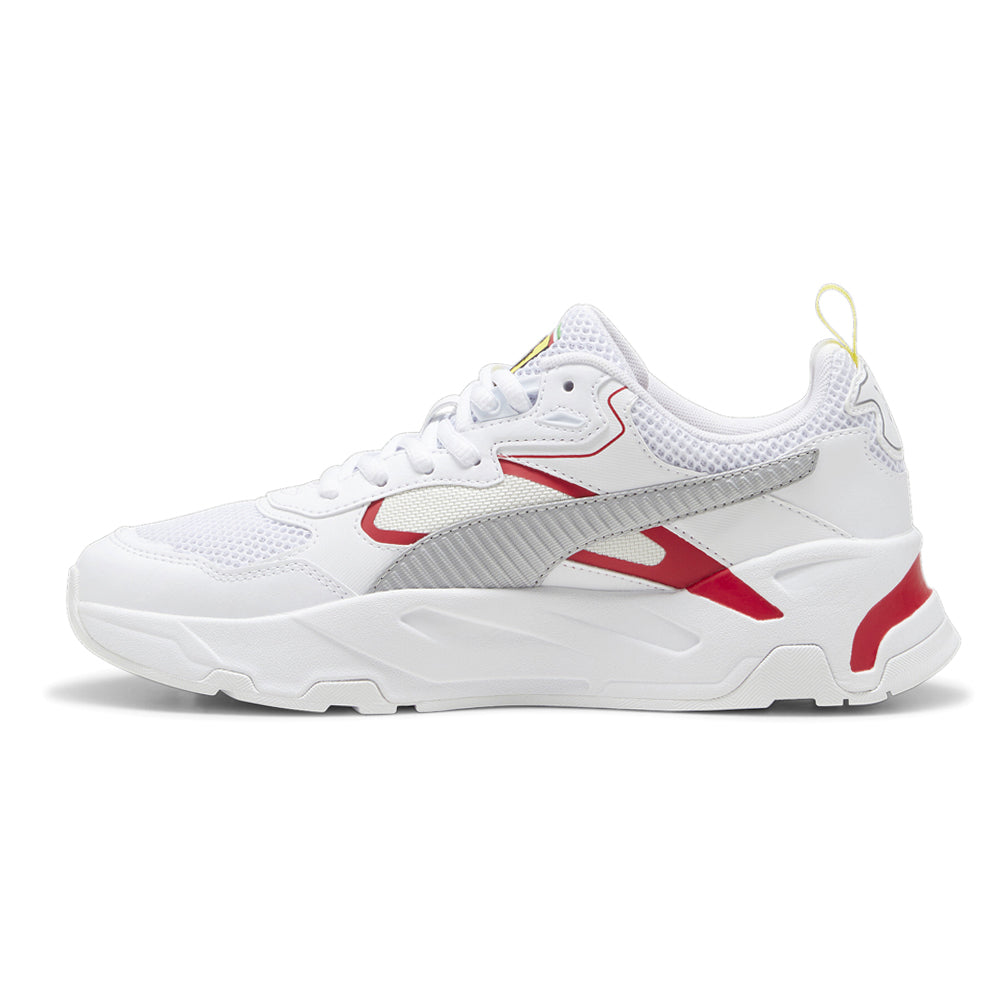 Shop White Mens Puma Scuderia Ferrari Trinity Lace Up Sneakers – Shoebacca