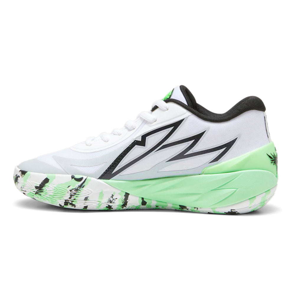 Shop Green, White Mens Puma Mb.02 Lo Lamel-O Basketball Shoes – Shoebacca