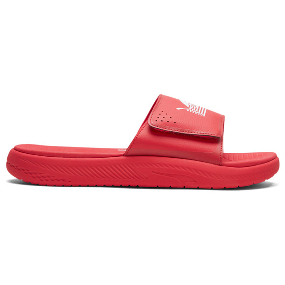 Shop Red Mens Puma TMC X SoftRide Slide Sandals – Shoebacca