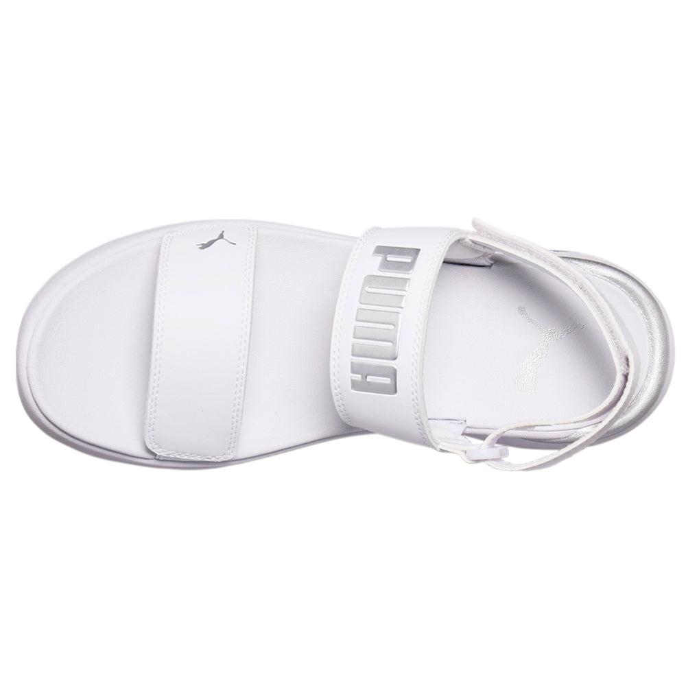 Shop White Womens Puma Lily Slingback Sandals – Shoebacca
