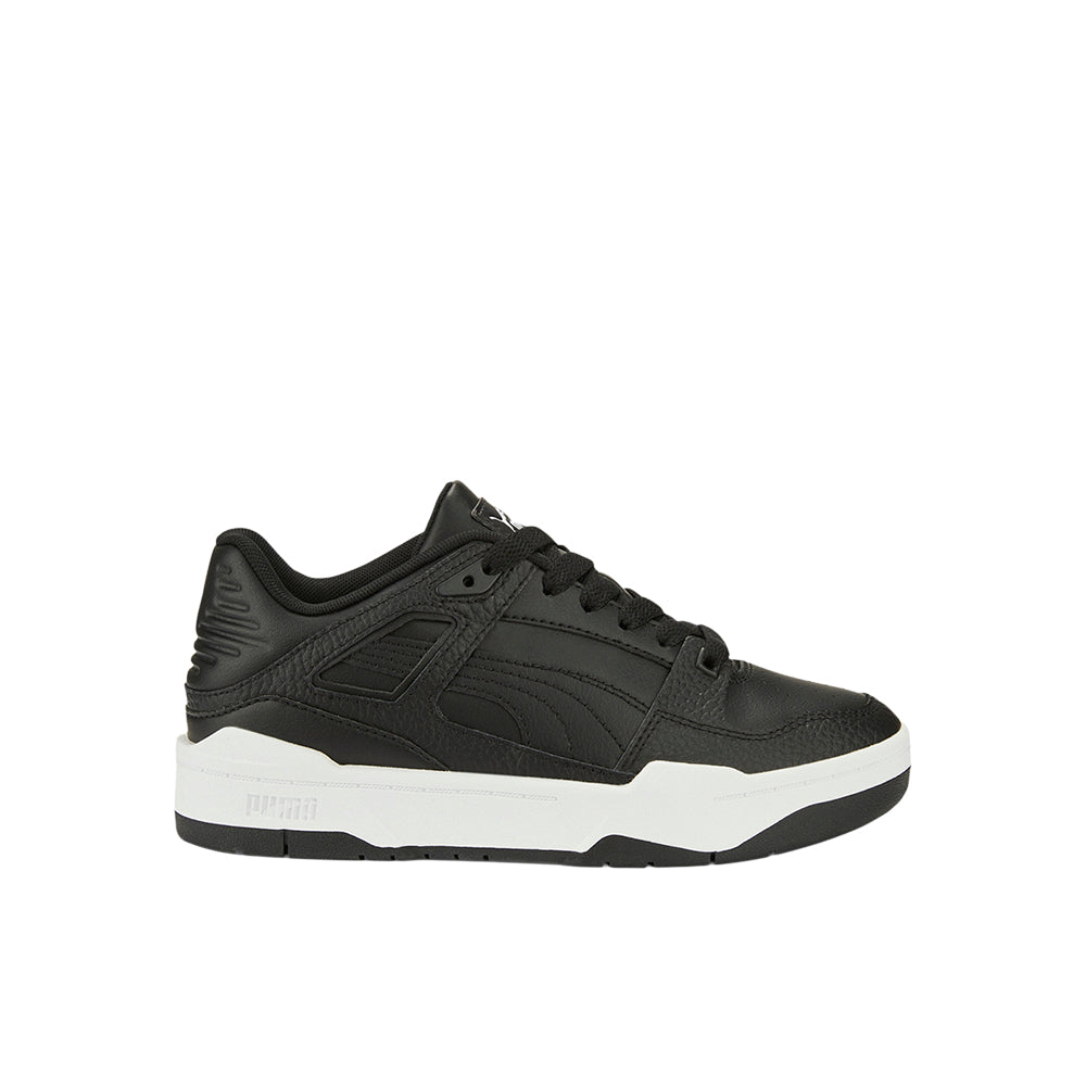 Shop Black Boys Puma Slipstream Leather Lace Up Sneakers (Big Kid ...