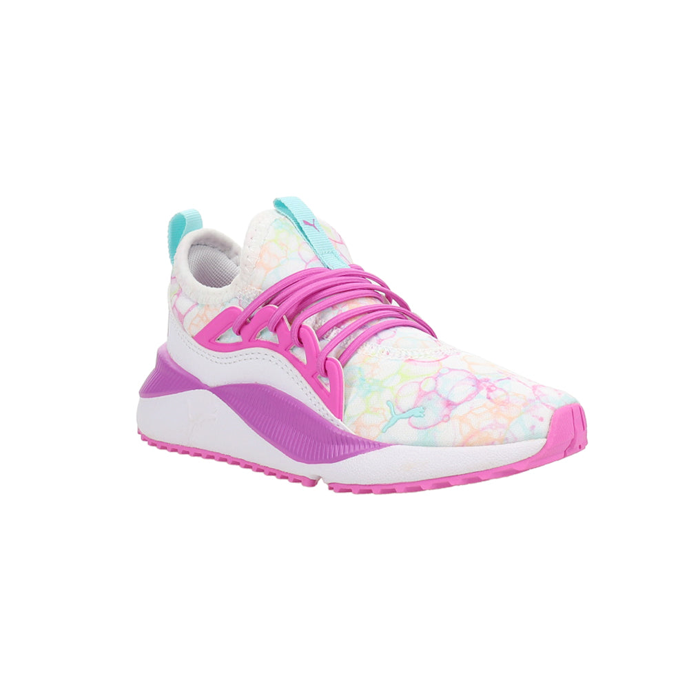 Shop Pink, Purple, White Girls Puma Pacer Future Alllure Bubble Dye ...