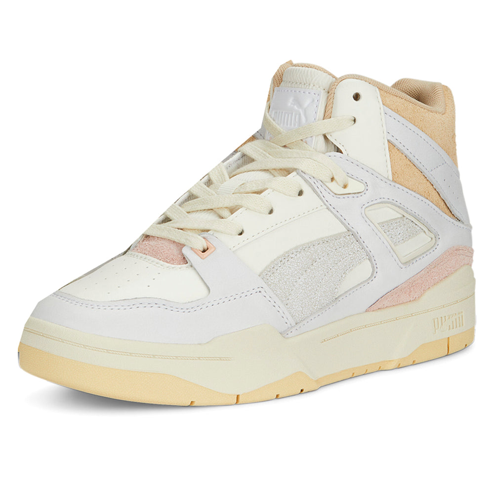Shop Off White Womens Puma Slipstream Hi Thrifted High Top Sneakers ...