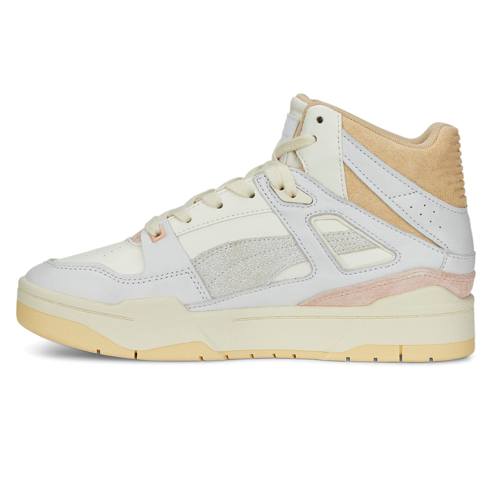 Shop Off White Womens Puma Slipstream Hi Thrifted High Top Sneakers ...