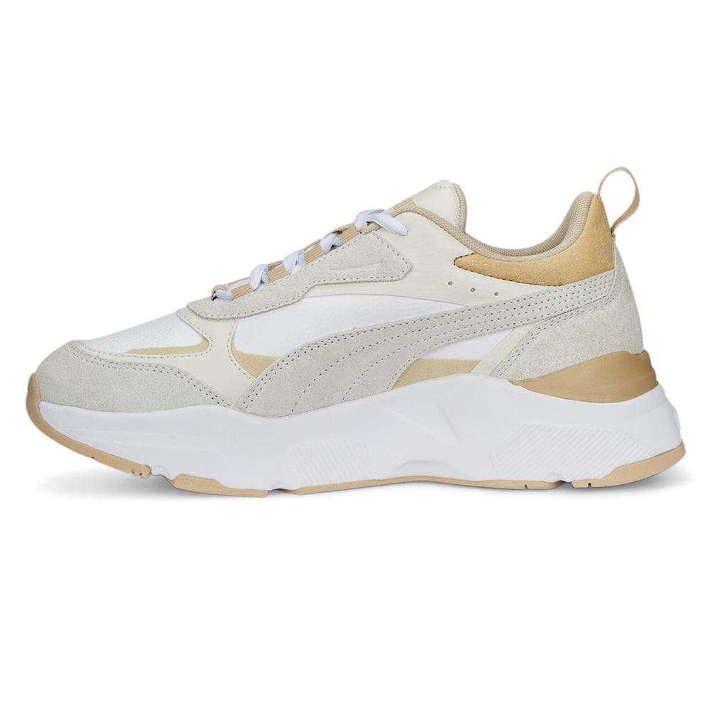 Shop Beige, Grey Womens Puma Cassia Mix Lace Up Sneakers – Shoebacca