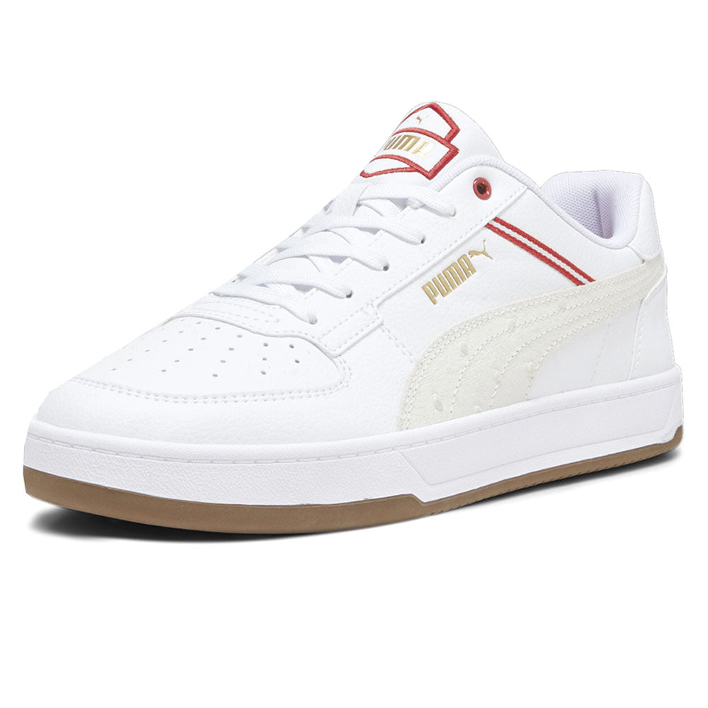 Shop White Mens Puma Caven 2.0 Retro Academia Lace Up Sneakers – Shoebacca