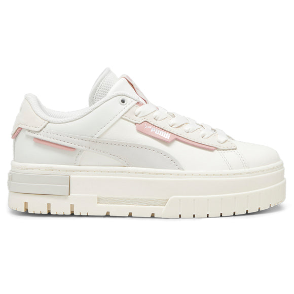 Shop White Womens Puma Mayze Crashed Premium Platform Sneakers – Shoebacca