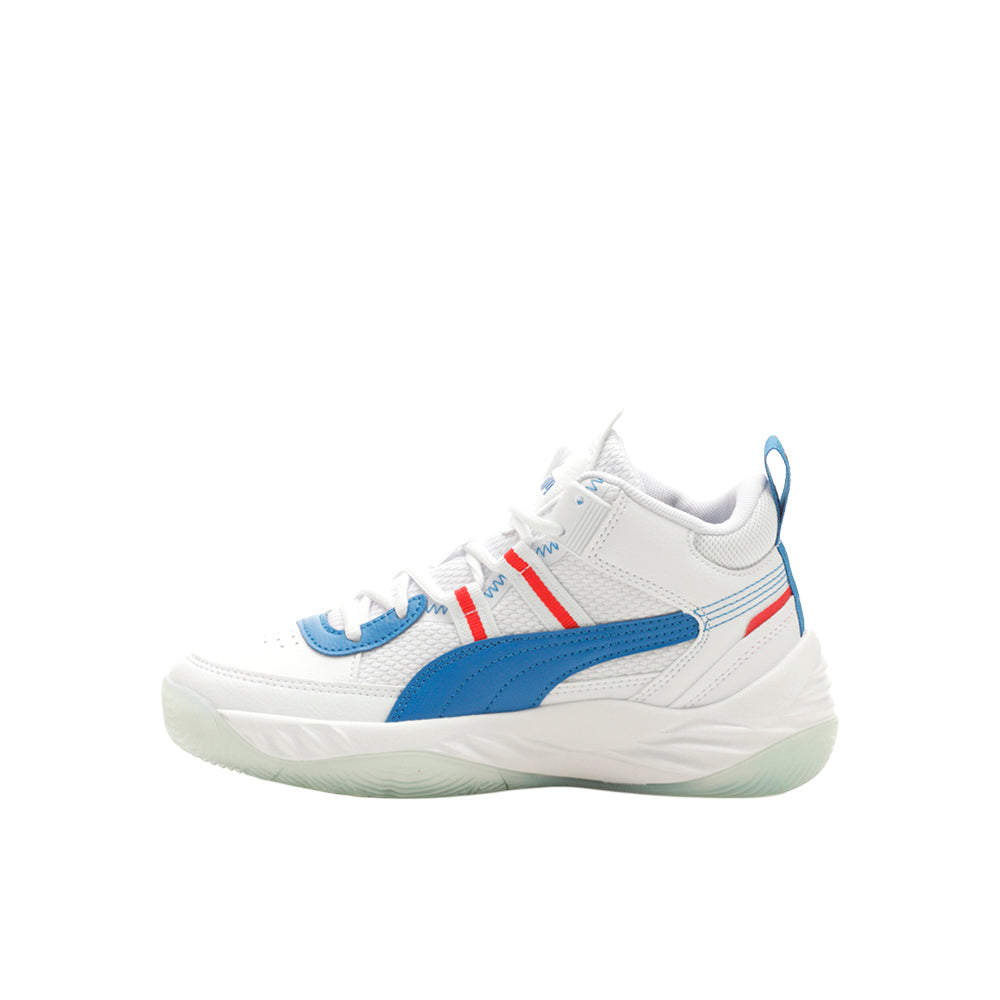 Shop White Boys Puma Puma Rebound Future Next Gen Jr Lace Up Sneakers ...
