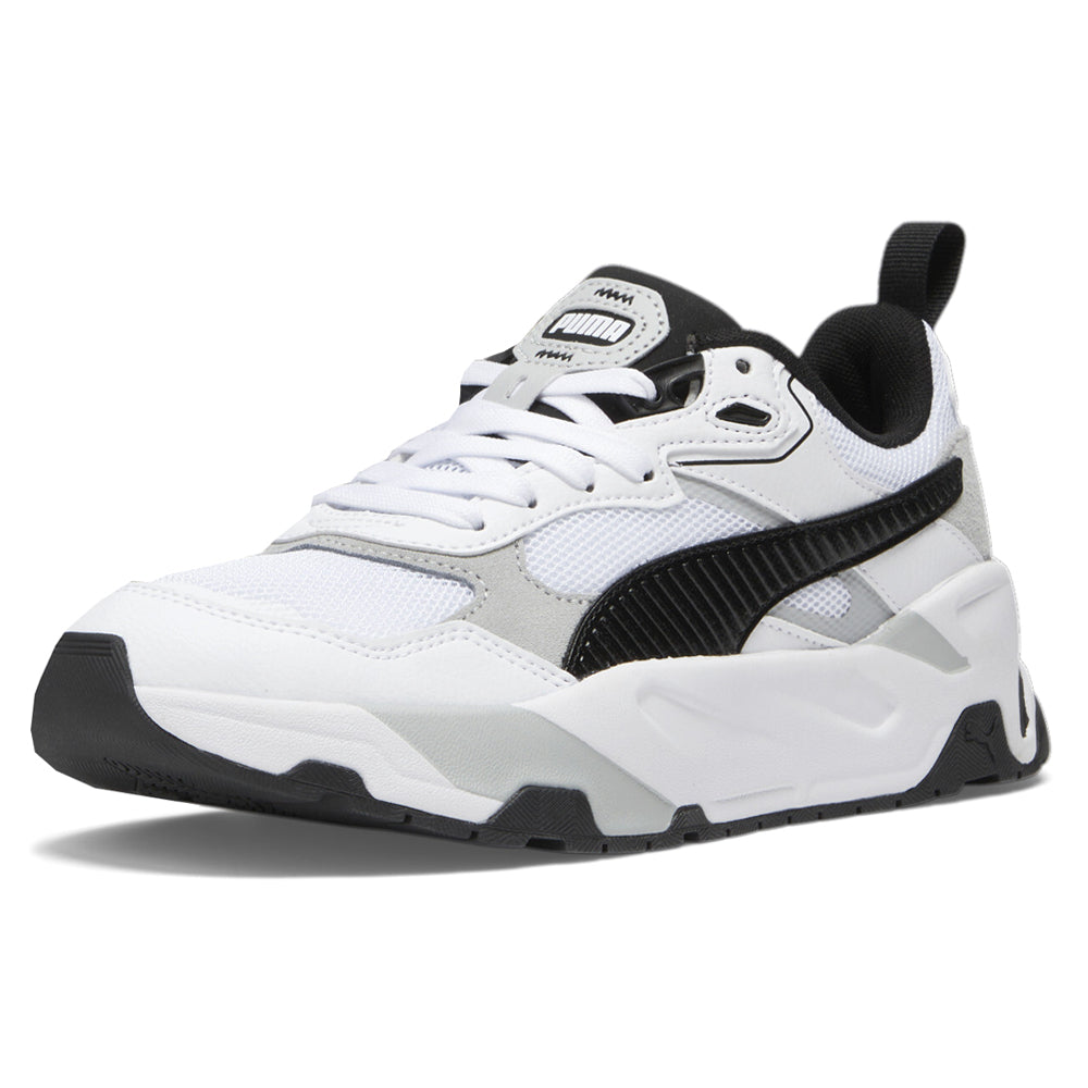 Shop White Womens Puma Trinity Lace Up Sneakers – Shoebacca