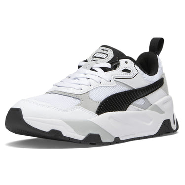 Shop White Womens Puma Trinity Lace Up Sneakers – Shoebacca