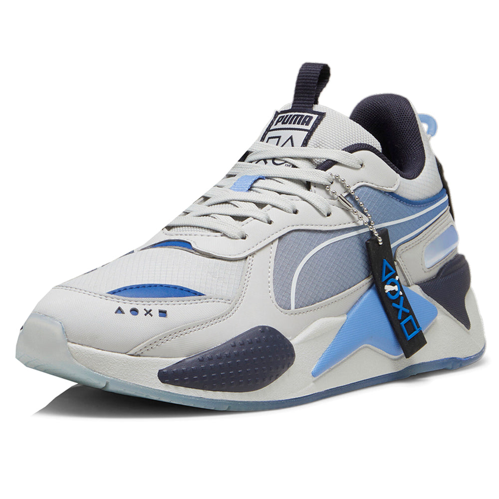 Shop Grey Mens Puma PUMA x PLAYSTATION RS X Lace Up Sneakers – Shoebacca