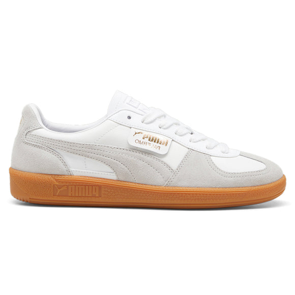 Shop Grey, White Mens Puma Palermo Lace Up Sneakers – Shoebacca