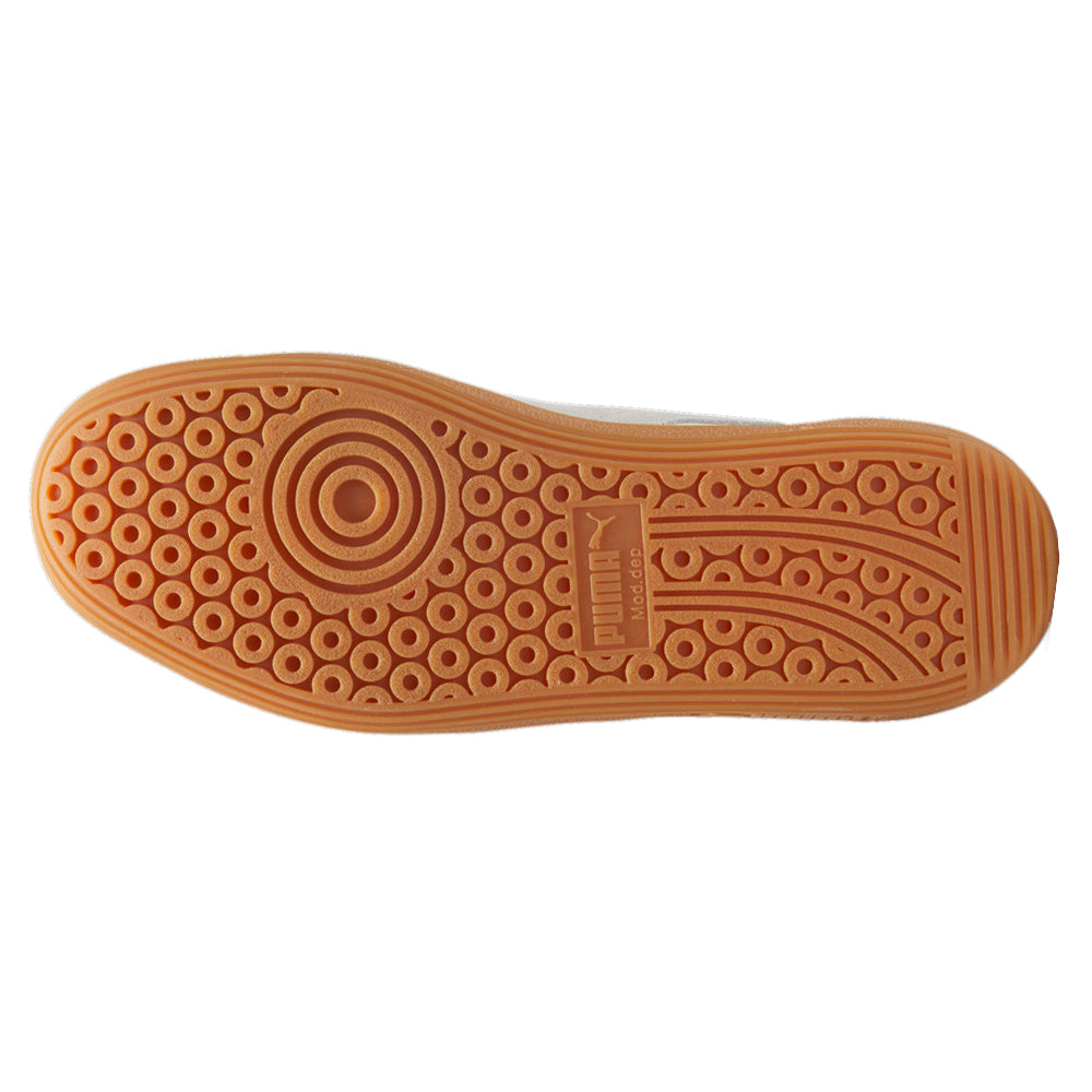 Shop Grey, White Mens Puma Palermo Leather Lace Up Sneakers – Shoebacca