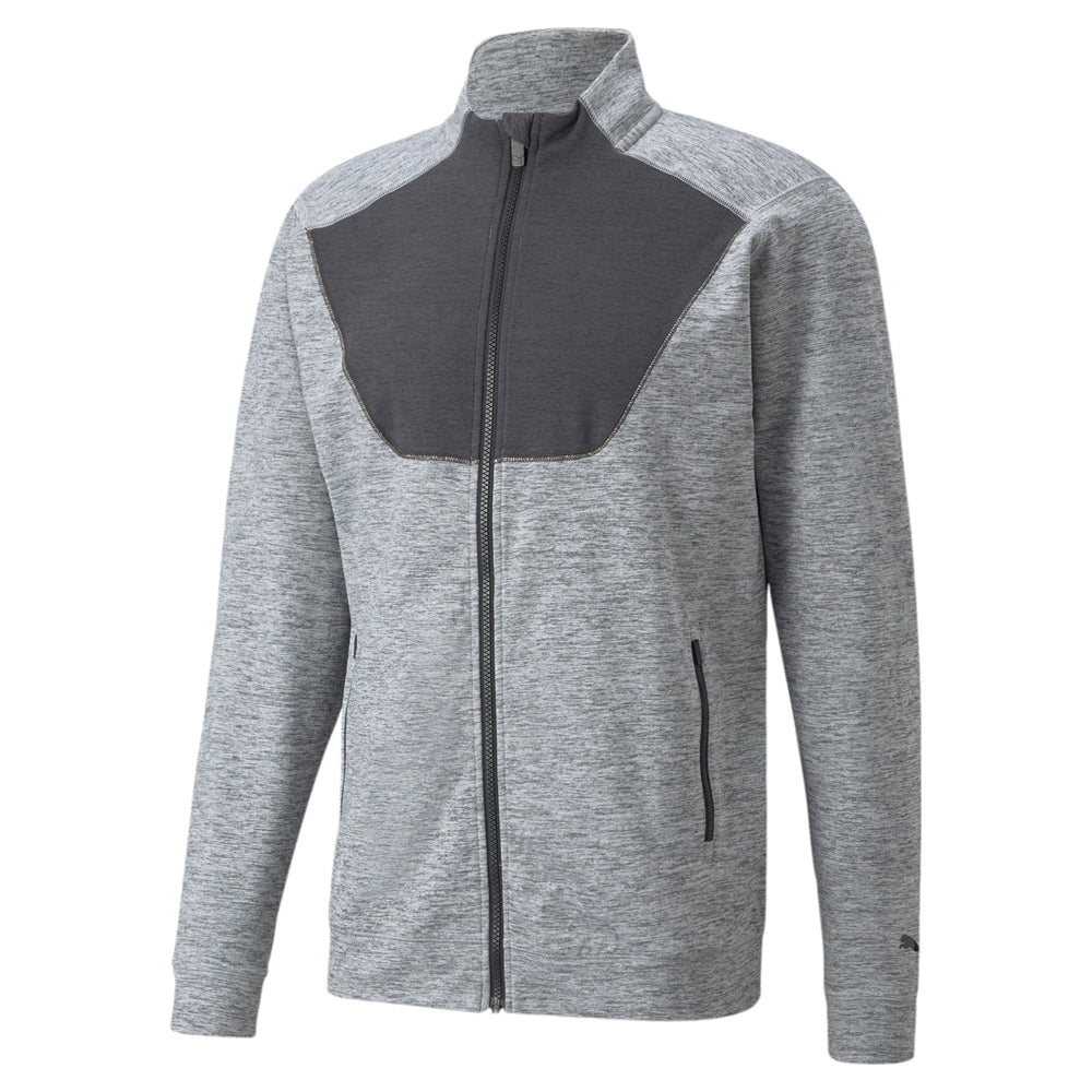 Shop Grey Mens Puma Cloudspun Training Full Zip Jacket – Shoebacca