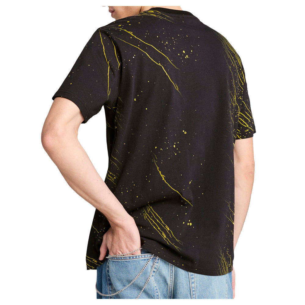 Shop Black Mens Ferrari Race Color Graphic Crew Neck Short Sleeve T ...