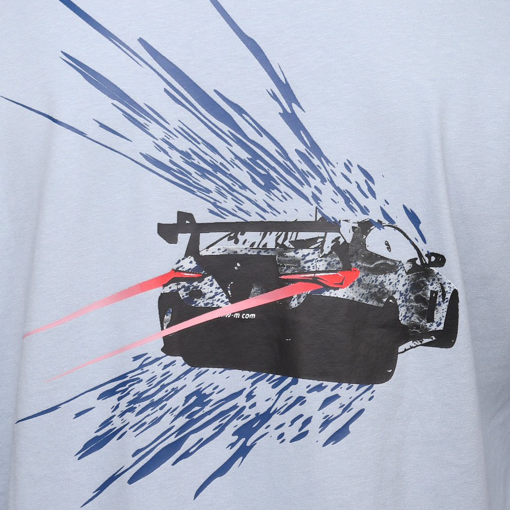 Shop Black, Blue Mens BMW M Motorsport Color Splash Crew Neck Short ...