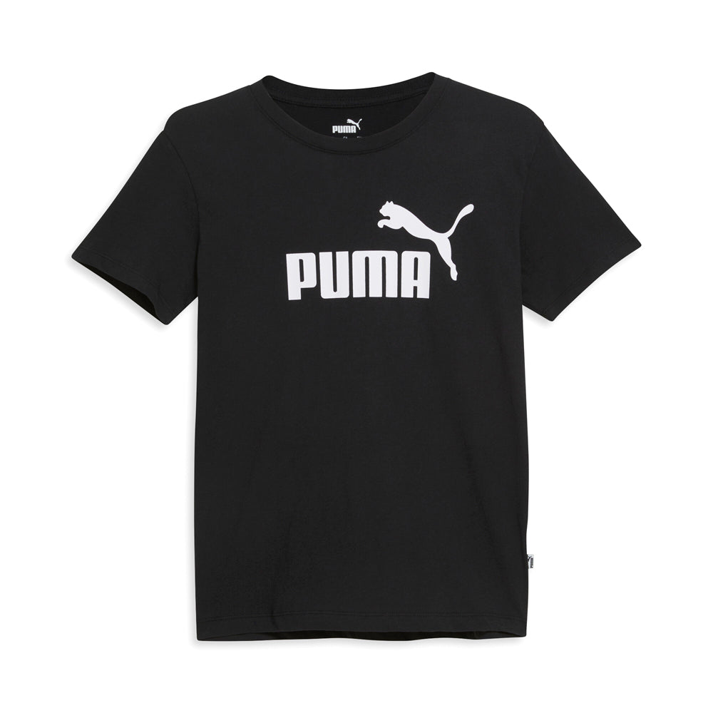 Shop Black Womens Essentials Logo Crew Neck Short Sleeve T-Shirt ...