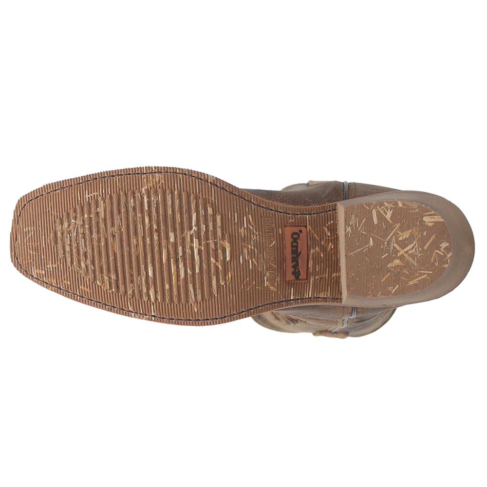 Shop Brown Mens Laredo Nico Embroidered Square Toe Pull On Cowboy Boots ...