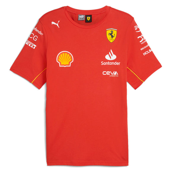 Shop Red Mens Puma Sf Team Logo Crew Neck Short Sleeve T-Shirt – Shoebacca