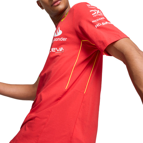 Shop Red Mens Puma Sf Team Logo Crew Neck Short Sleeve T-Shirt – Shoebacca