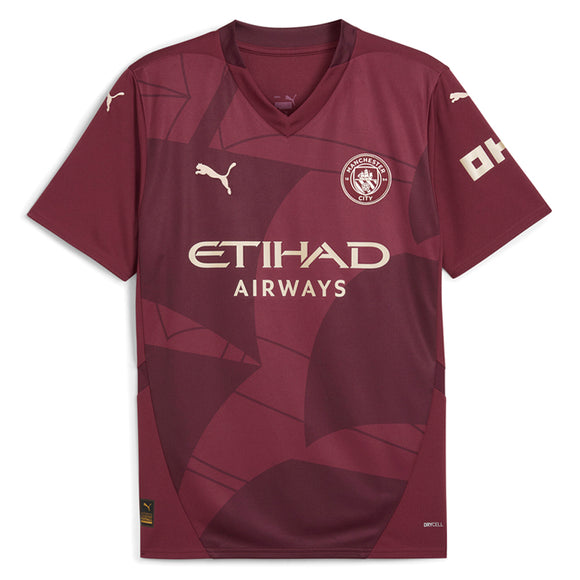 Shop Red Mens Puma MCFC Third V Neck Short Sleeve SoccerJersey – Shoebacca