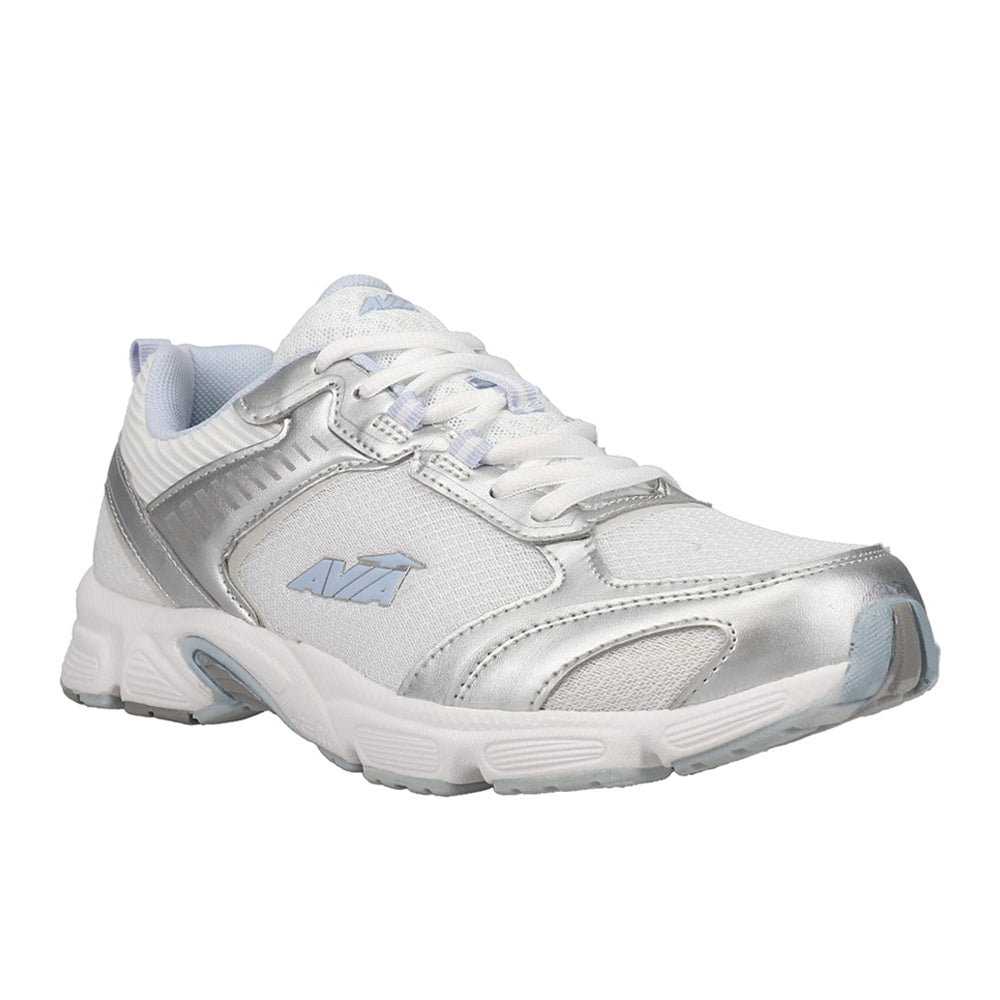 Shop Silver, White Womens Avia Avi-Forte 2.0 Running Shoes – Shoebacca