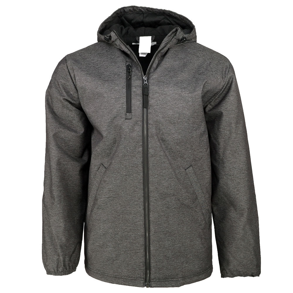 Shop Black Mens Game Built Heavyweight Full Zip Jacket – Shoebacca