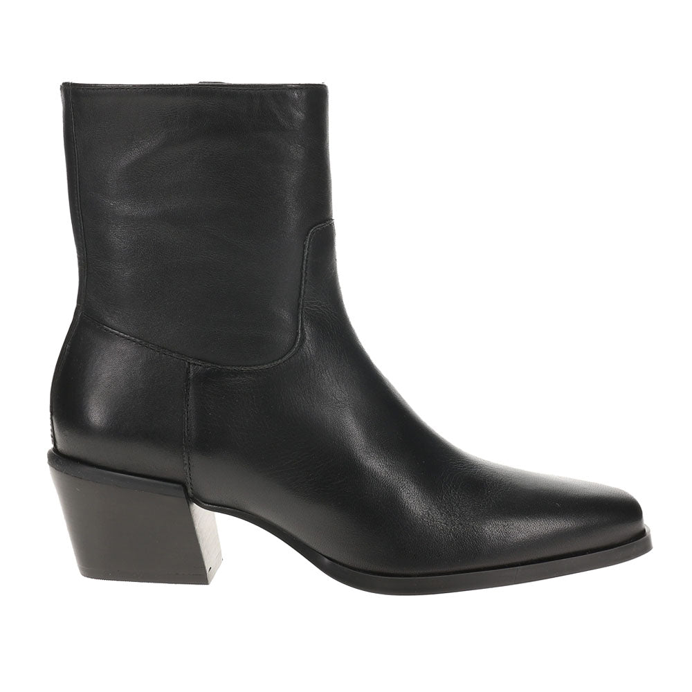 Shop Black Womens Daney Square Toe Zippered Boots – Shoebacca