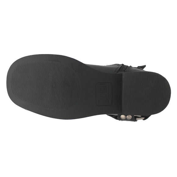 Shop Black Womens Dingo Anarchy Studded Motorcycle Boots – Shoebacca