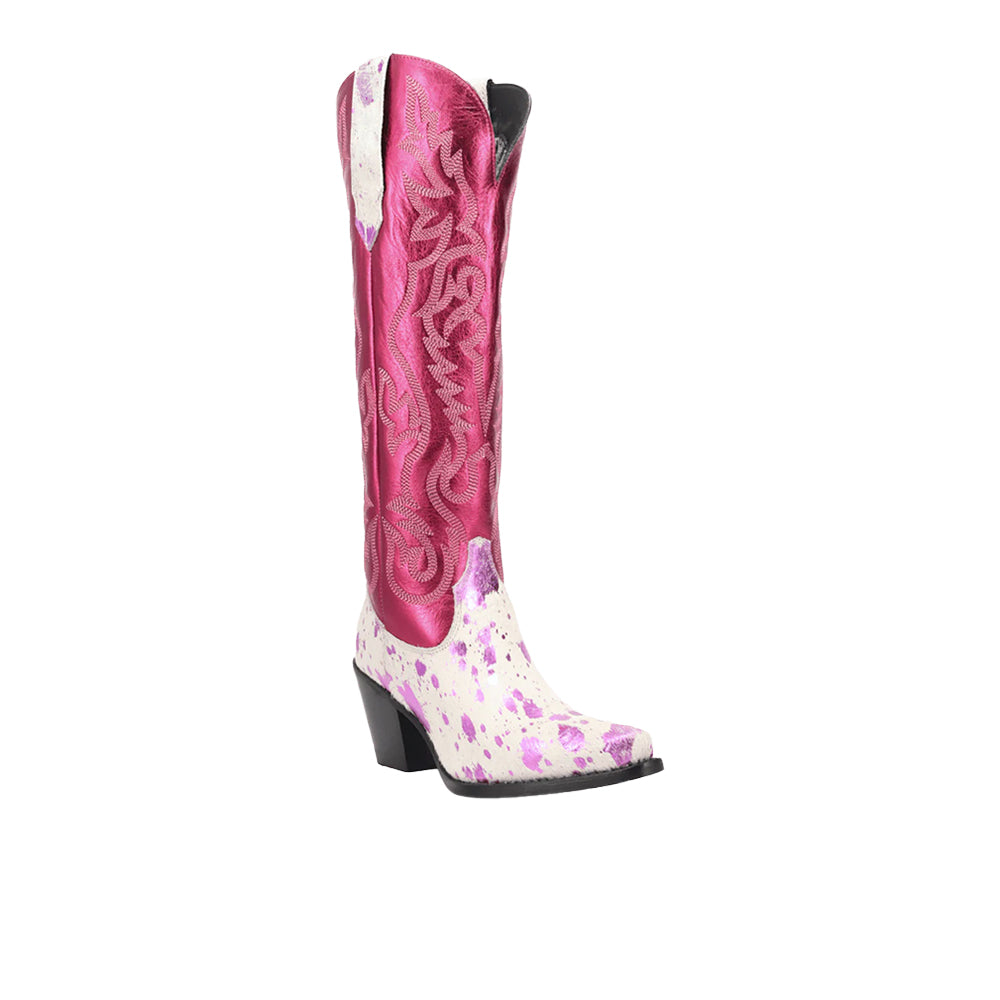 Shop Pink Womens Take No Bull Leather Boots – Shoebacca