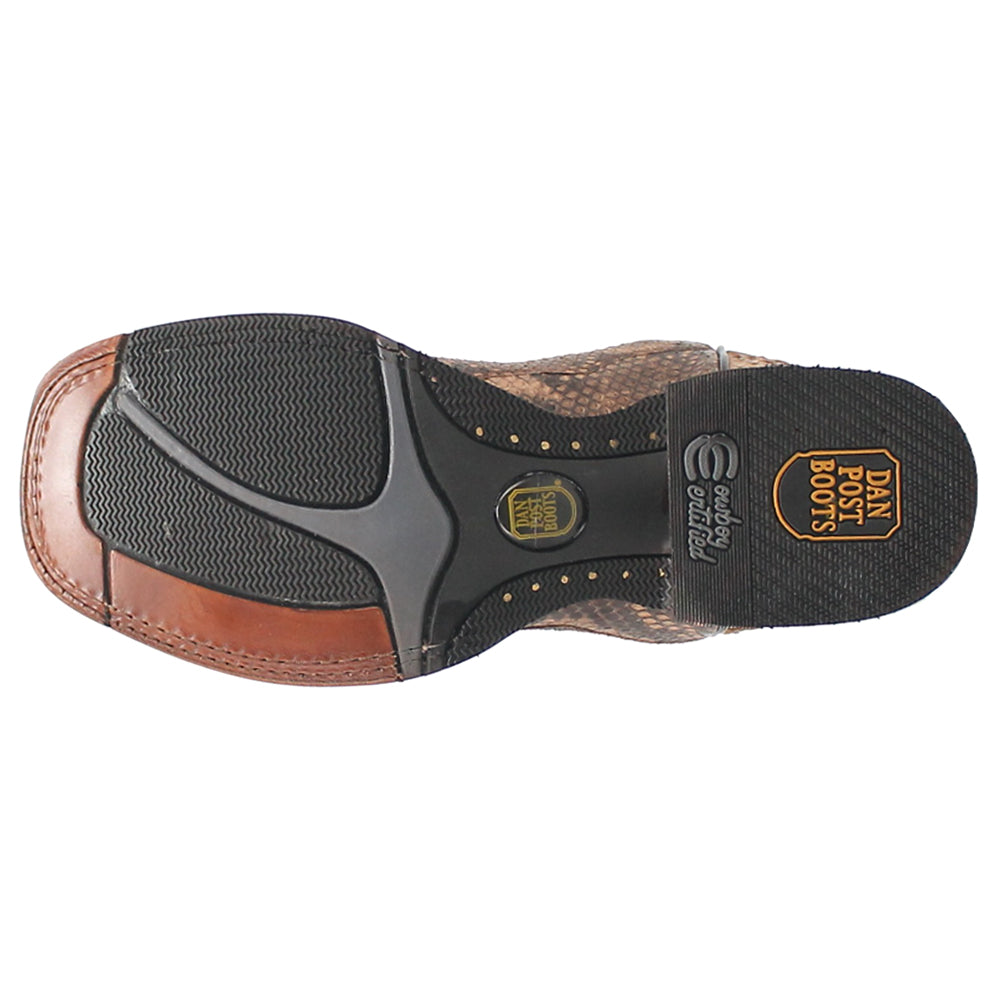 Shop Brown, Grey Mens Dan Post Boots Templeton Python Embroidered ...