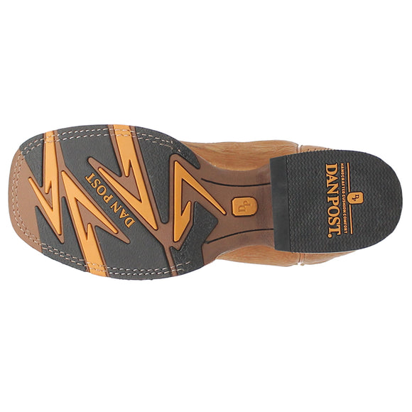 Shop Brown, Grey Mens Dan Post Boots Dugan Embroidered Square Pull On ...